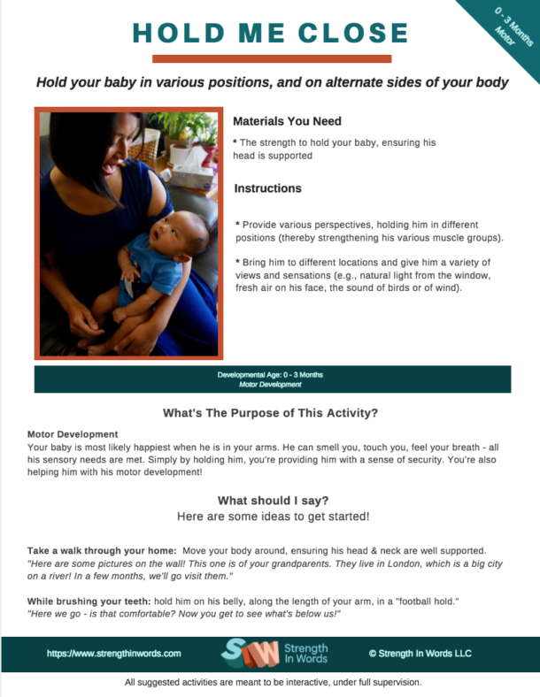 Understanding Your Baby: Recipes For Play (Parent-Friendly Handouts ...
